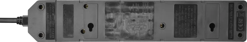 Masterplug 13 Amp 4 Gang Black Heavy Duty Mains Extension Lead - PVC C ...