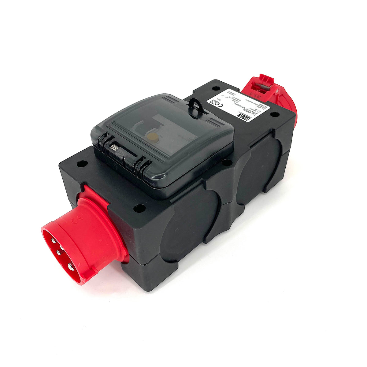 PCE ST ANTON Power Distribution Box 16A 5 Pin 400V 3 Phase with In-Line ...