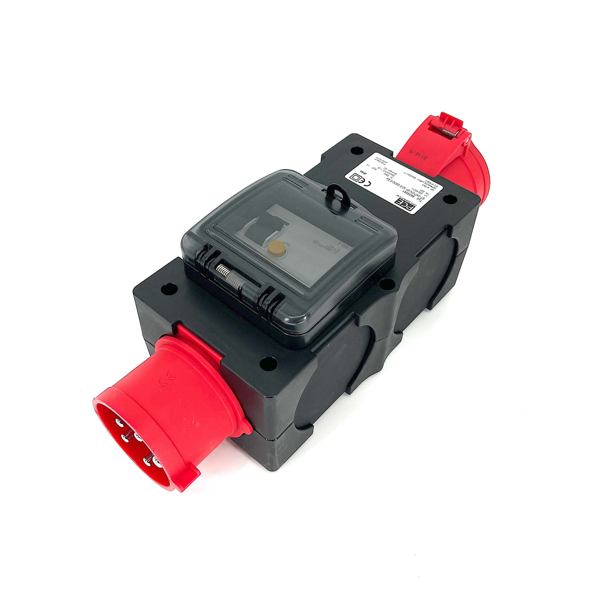 PCE ST ANTON Power Distribution Box 32A 5 Pin 400V 3 Phase with In-Line ...