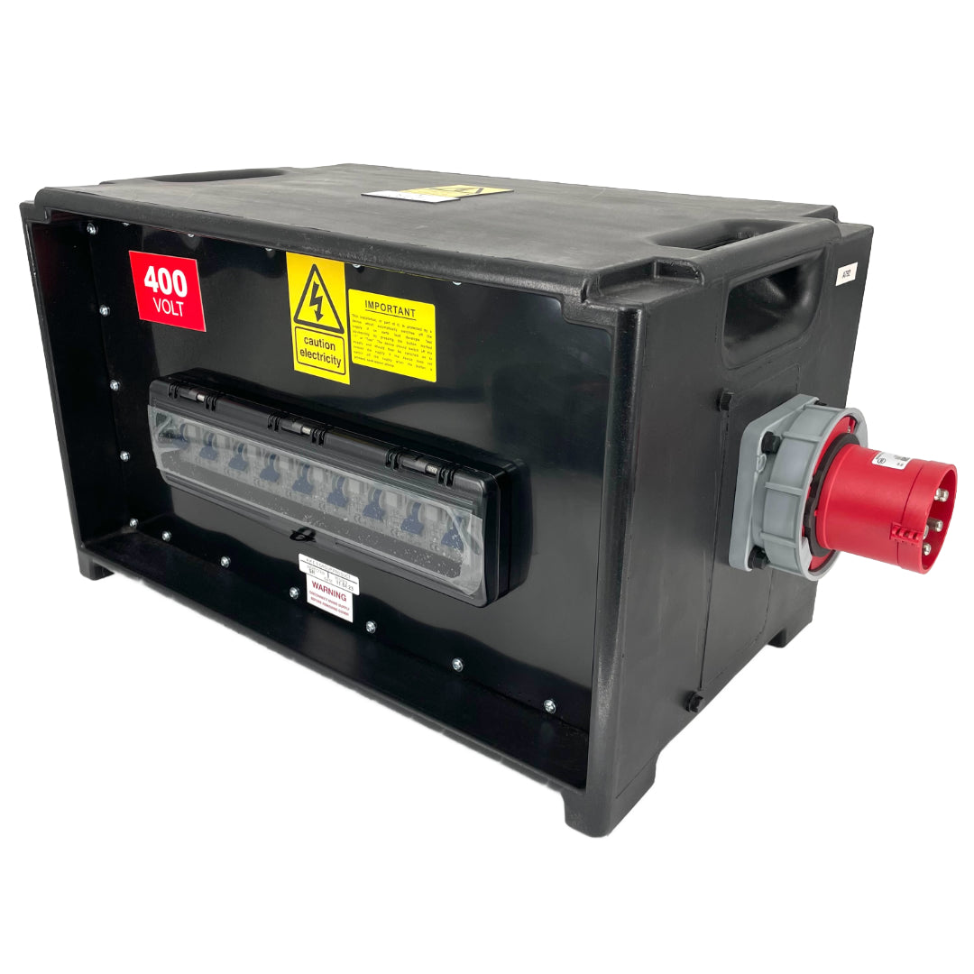 PCE MERZ 63A 415V Distribution Box 9x32A 240V Out RCBOs (A792 ...