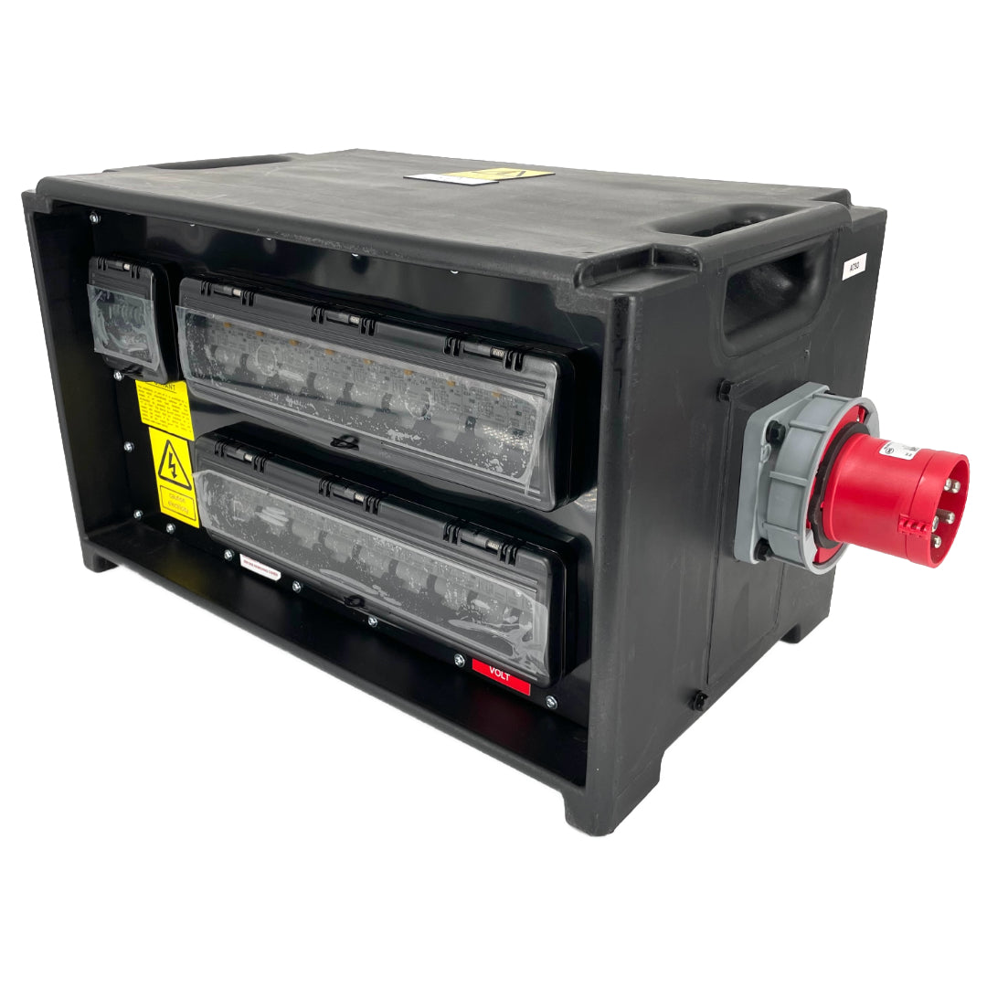 PCE MERZ Distribution Box 63A 400V - 18x 16A 230V - RCBOs (A793 ...