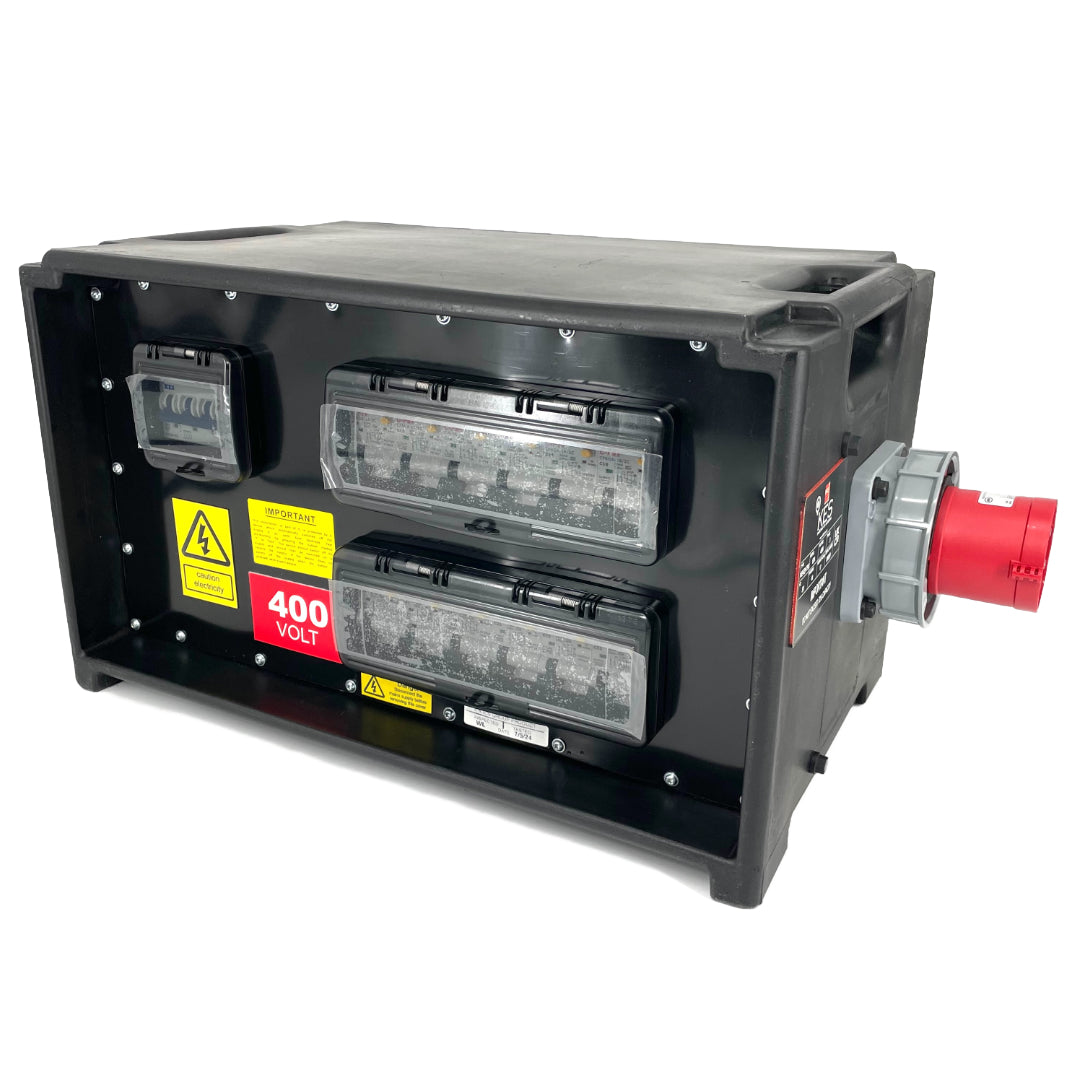 PCE MERZ Distribution Box 63A 400V - RCBOs (A794) – Cinemattag LX