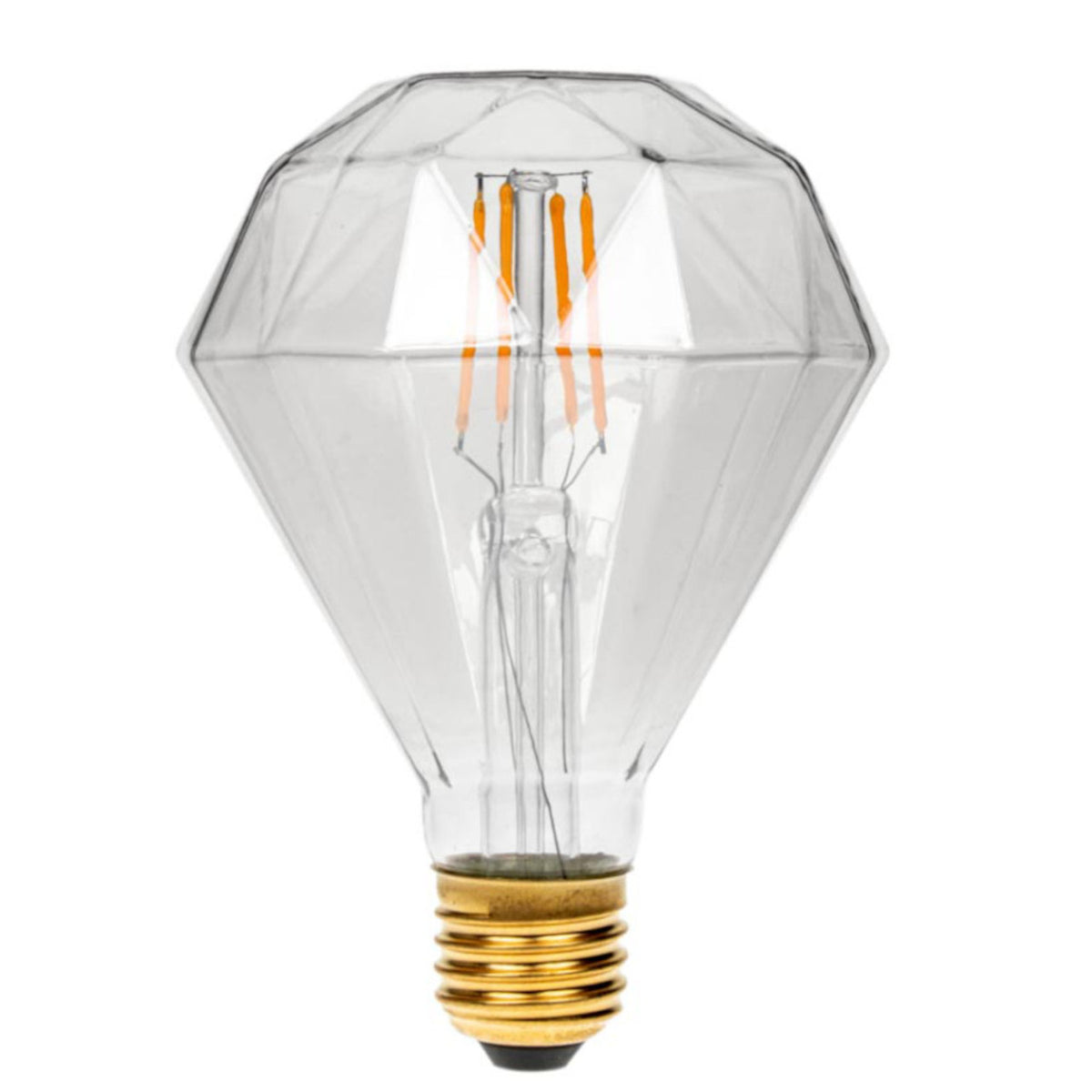 Prolite 240V 4W ES (E27) LED Diamond Clear G95 Dimmable Filament Lamp ...