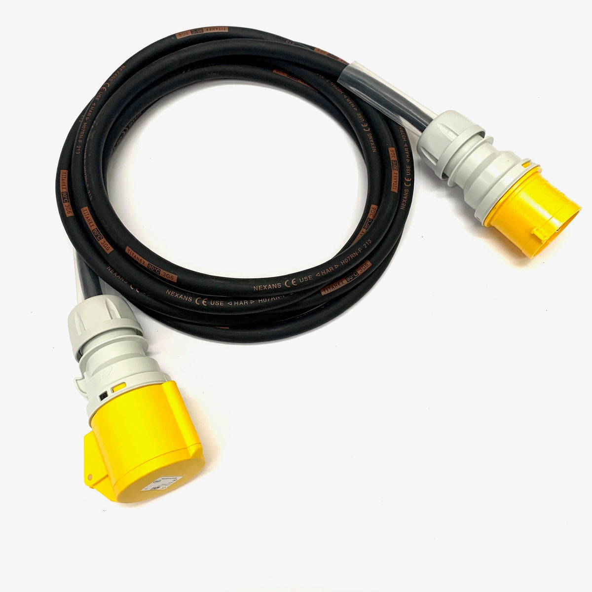 32 Amp 3 Pin 110V Heavy Duty Extension Lead with H07RN-F 6mm² Rubber ...