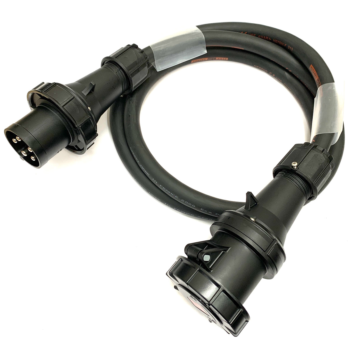 63A 5 Pin 3 Phase 400V Extension Lead with H07RN-F Heavy Duty Rubber ...